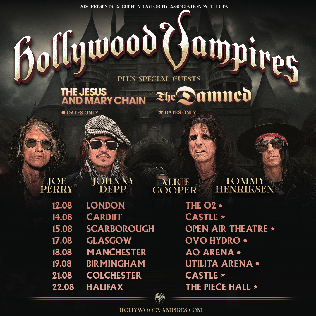 Hollywood Vampires With very special guests The DamnedTickets - Planet ...